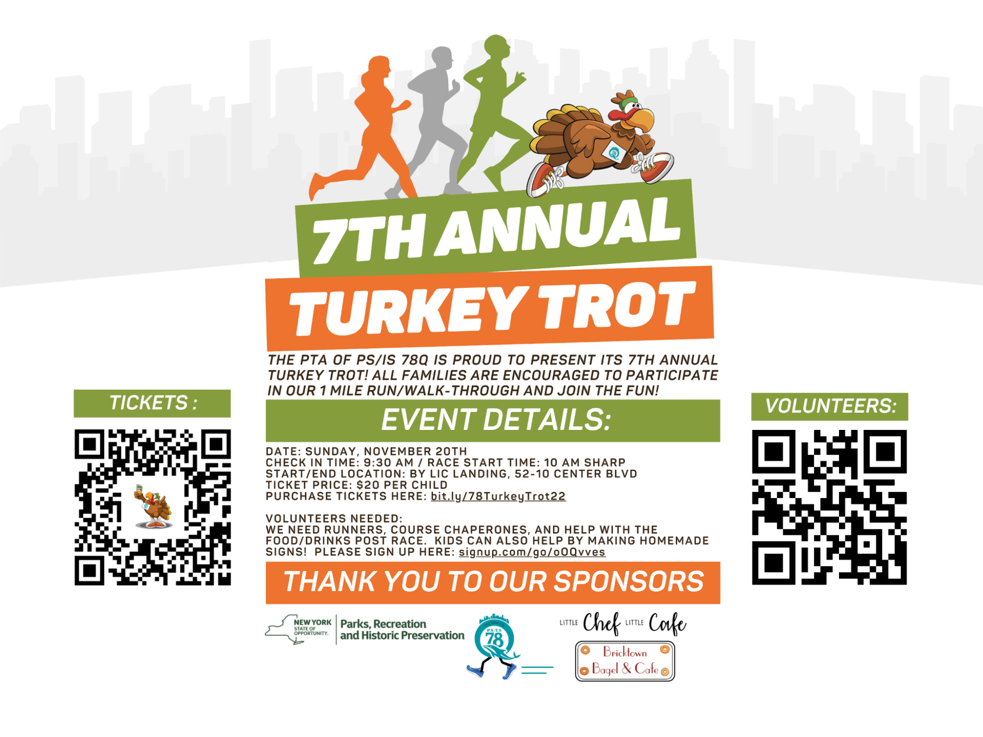 7th Annual Turkey Trot - News - P.S./I.S. 78Q PTA